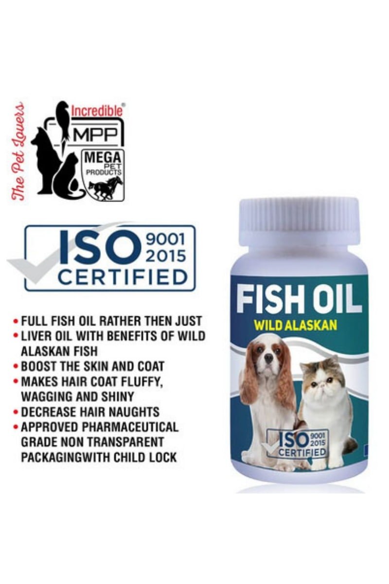 Mega Fish Oil Capsule for Cats and Dogs - ePetStore.pk